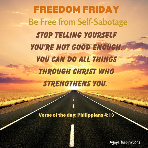 Freedom Friday | Agape Inspirations (©)